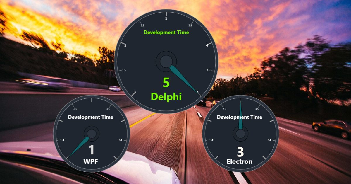 Delphi Offers Massive Productivity Boost Over WPF And Electron