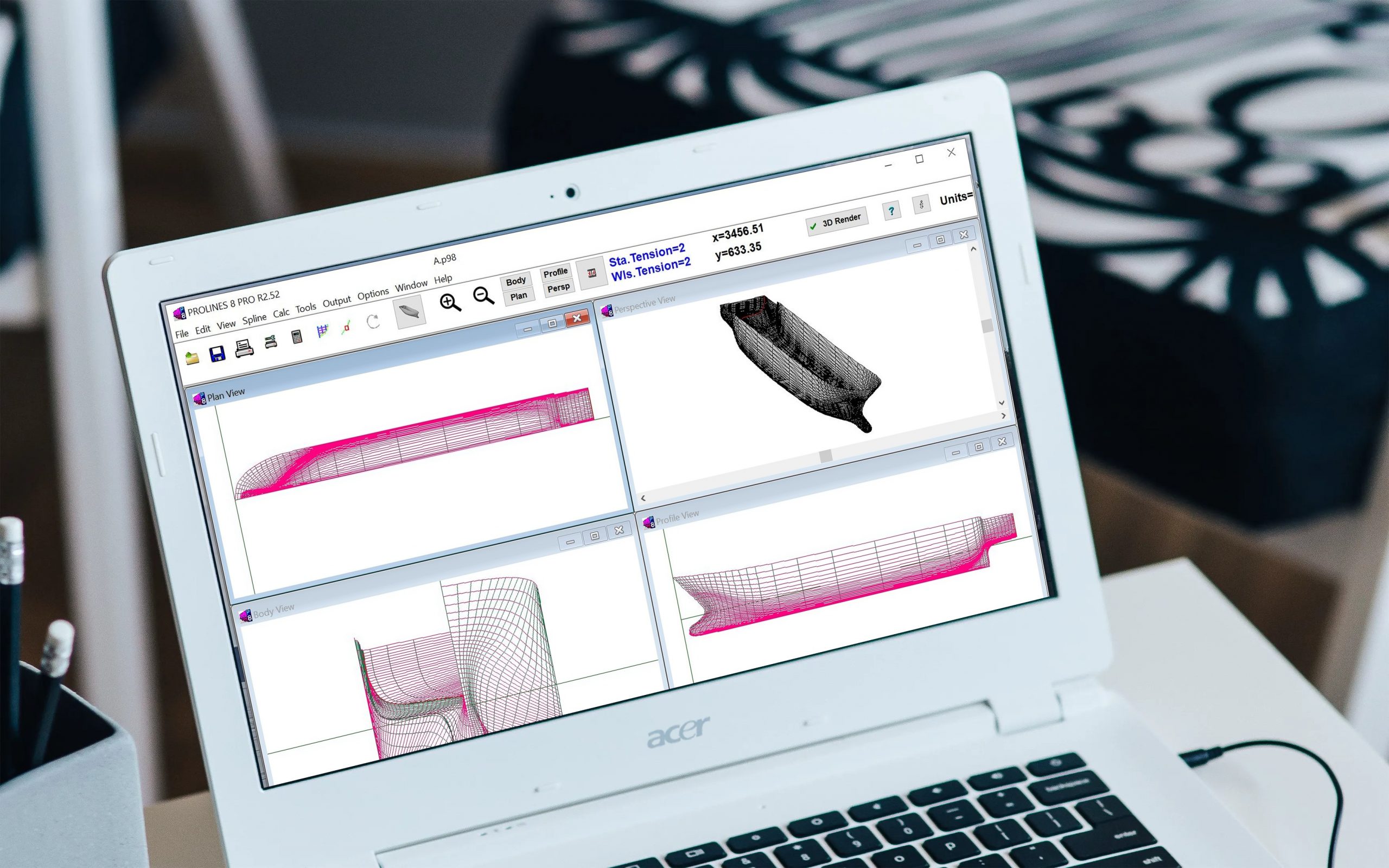 PROLINES 8: An Incredible Marine Vessel Design Software Powered By Delphi