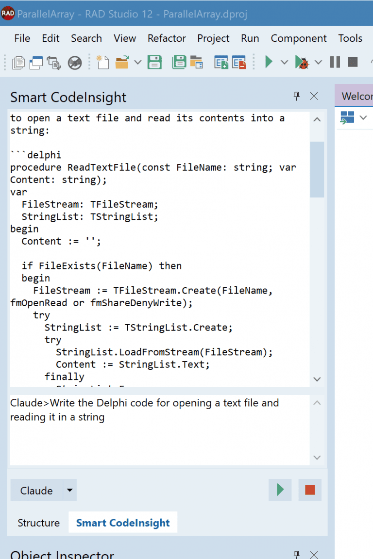Using AI LLMs in the RAD Studio IDE with Smart CodeInsight ...