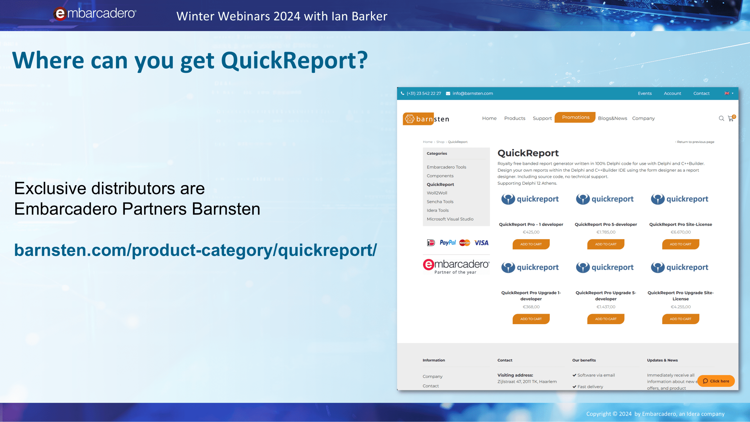 퀵리포트(QuickReport)가 돌아왔다! - [기술 기고] 델파이, C++빌더, RAD 스튜디오 - 데브기어 포럼