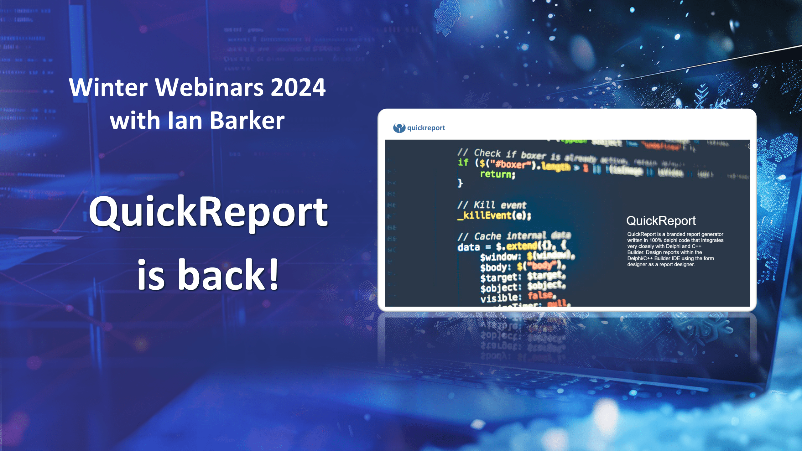 퀵리포트(QuickReport)가 돌아왔다! - [기술 기고] 델파이, C++빌더, RAD 스튜디오 - 데브기어 포럼