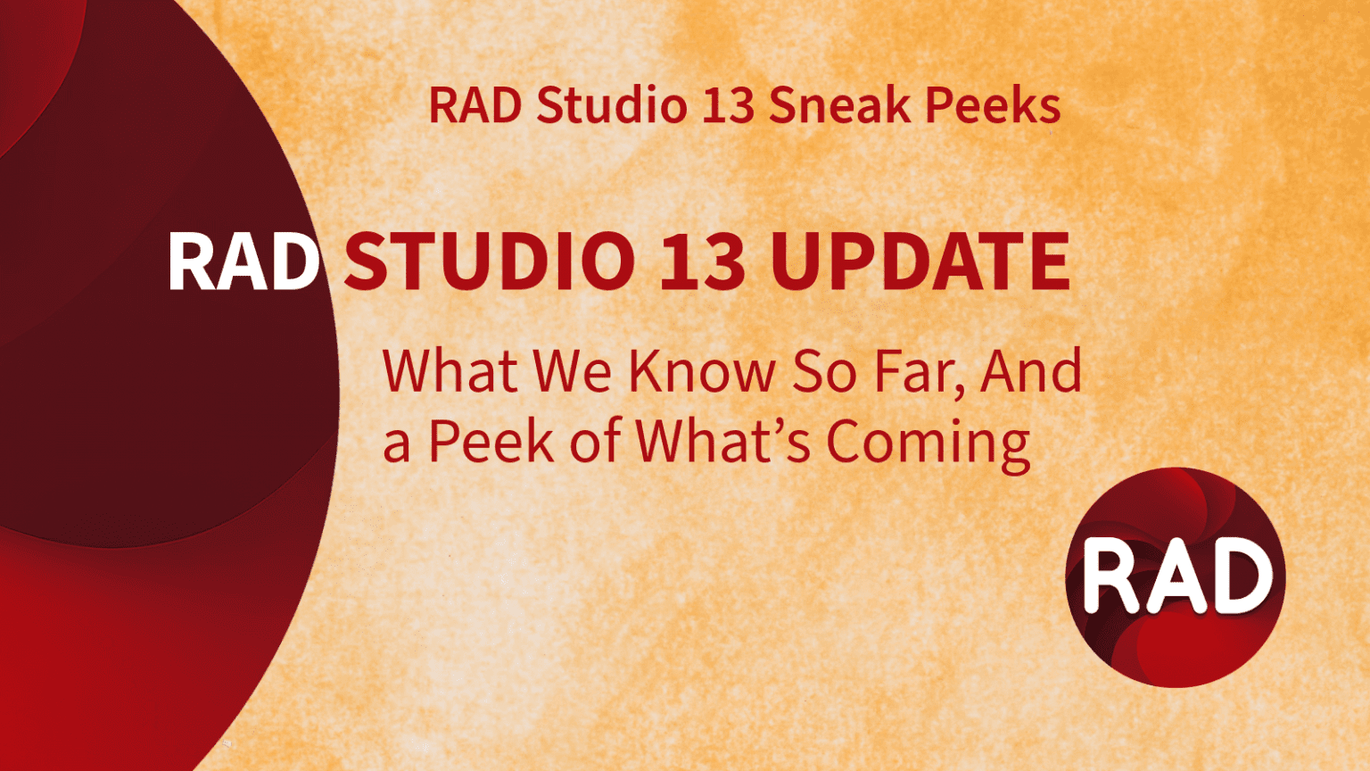 RAD 13 Update 1 – Embarcadero RAD Studio, Delphi, & C++Builder Blogs